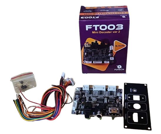 FUTECH FT003-V2 | 5.1Ch DTS/DOLBY Mini Decoder - easyamplifier.com