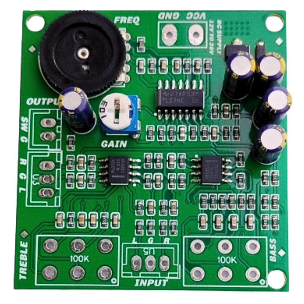 2.1 Pre Board with Bass Treble And SubPre - easyamplifier.com